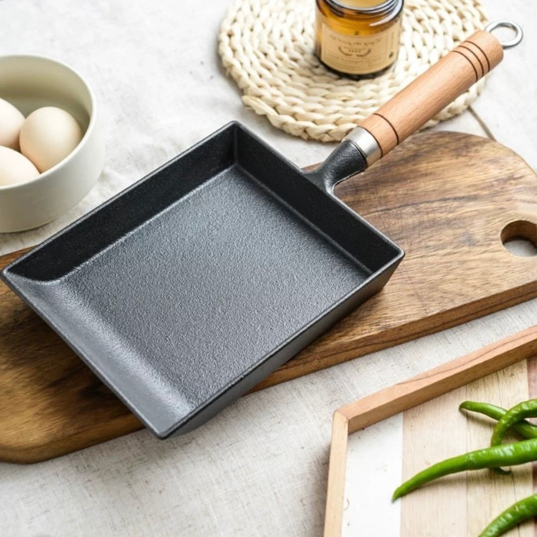 | BlyntConcepts| Cast Iron Omelette Pan